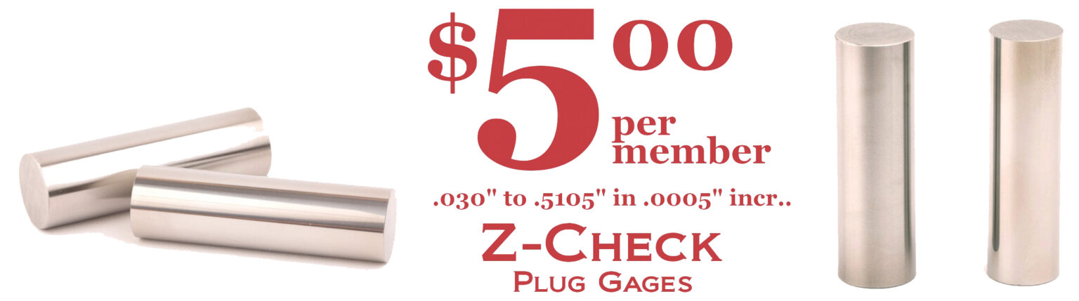 Z-Check .0001" Tolerance Plugs - Zero Check